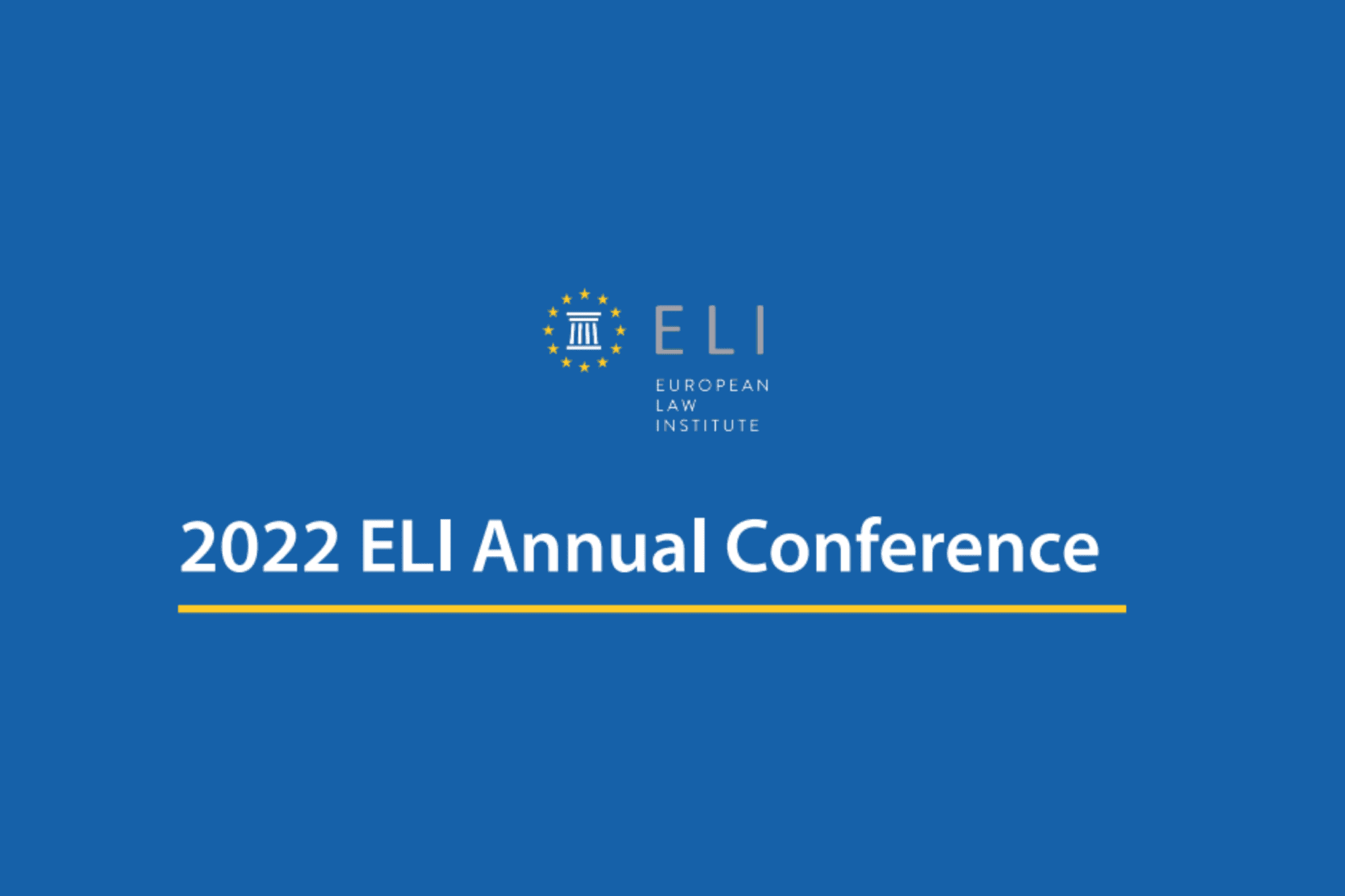 ELI Conference 2022 in Madrid | EY Law